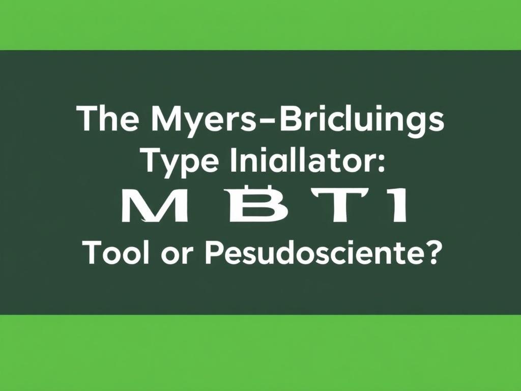 MBTI: ¿Herramienta de personalidad o pseudociencia?